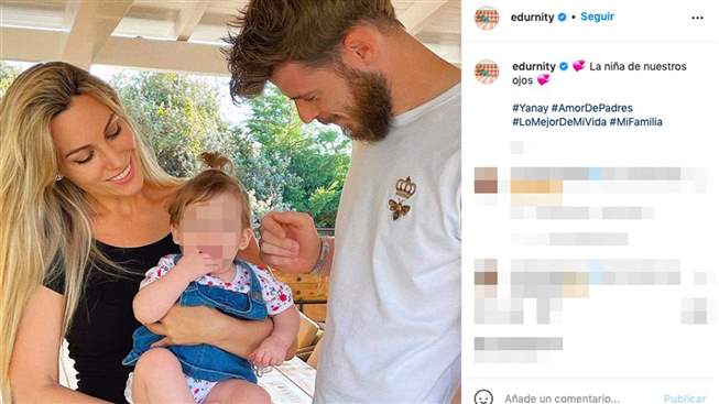 Edurne y David de Gea presumen de familia junto a su hija Yanay
