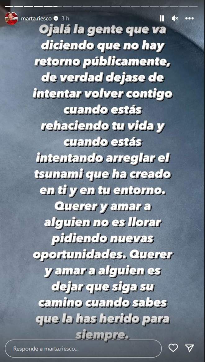 El revelador mensaje de Marta Riesco en el que habla de una segunda oportunidad con Antonio ...