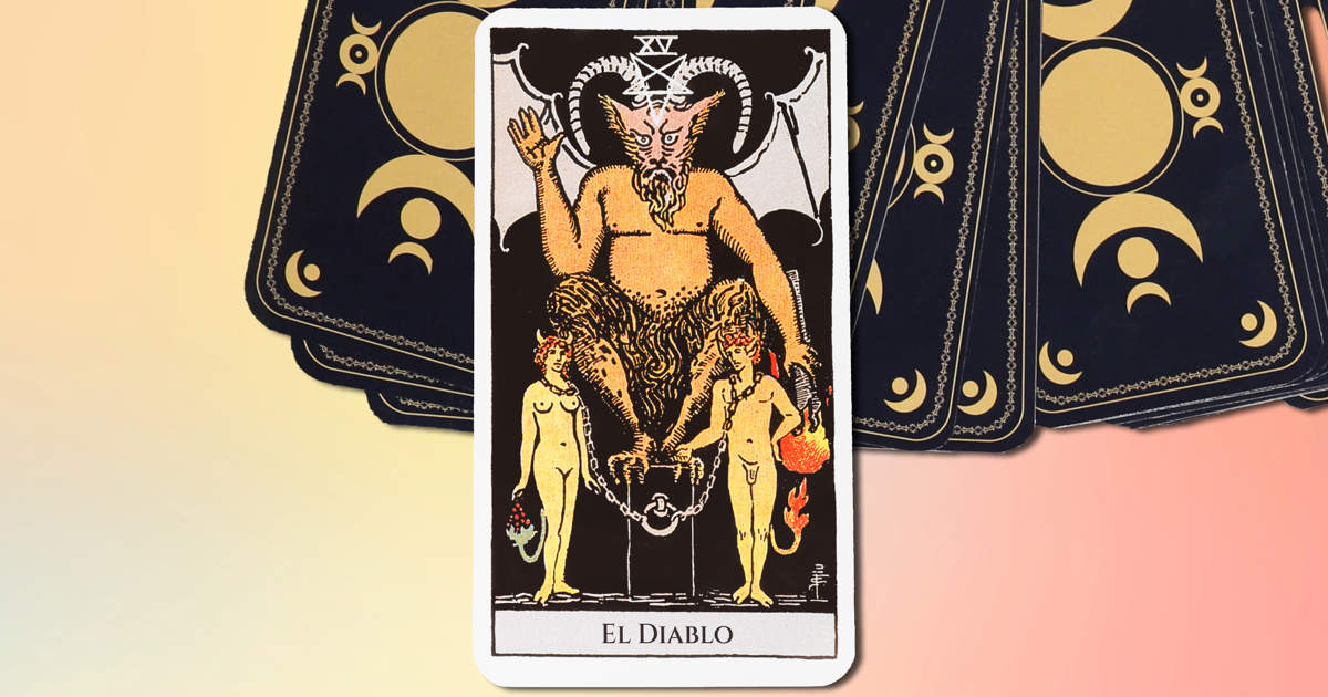 El Diablo en el Tarot: significado, número y qué signo representa