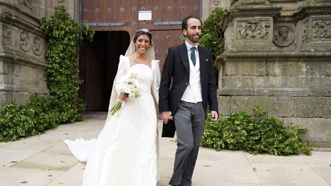 Isabel García-Morales Merino y Joaquín Bohórquez Ruiz-Mateos se dan el 'sí, quiero' en Plasencia