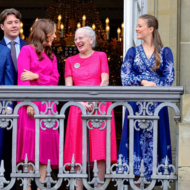 Mary Donaldson triunfa con el vestido midi rosa efecto buena cara que ...
