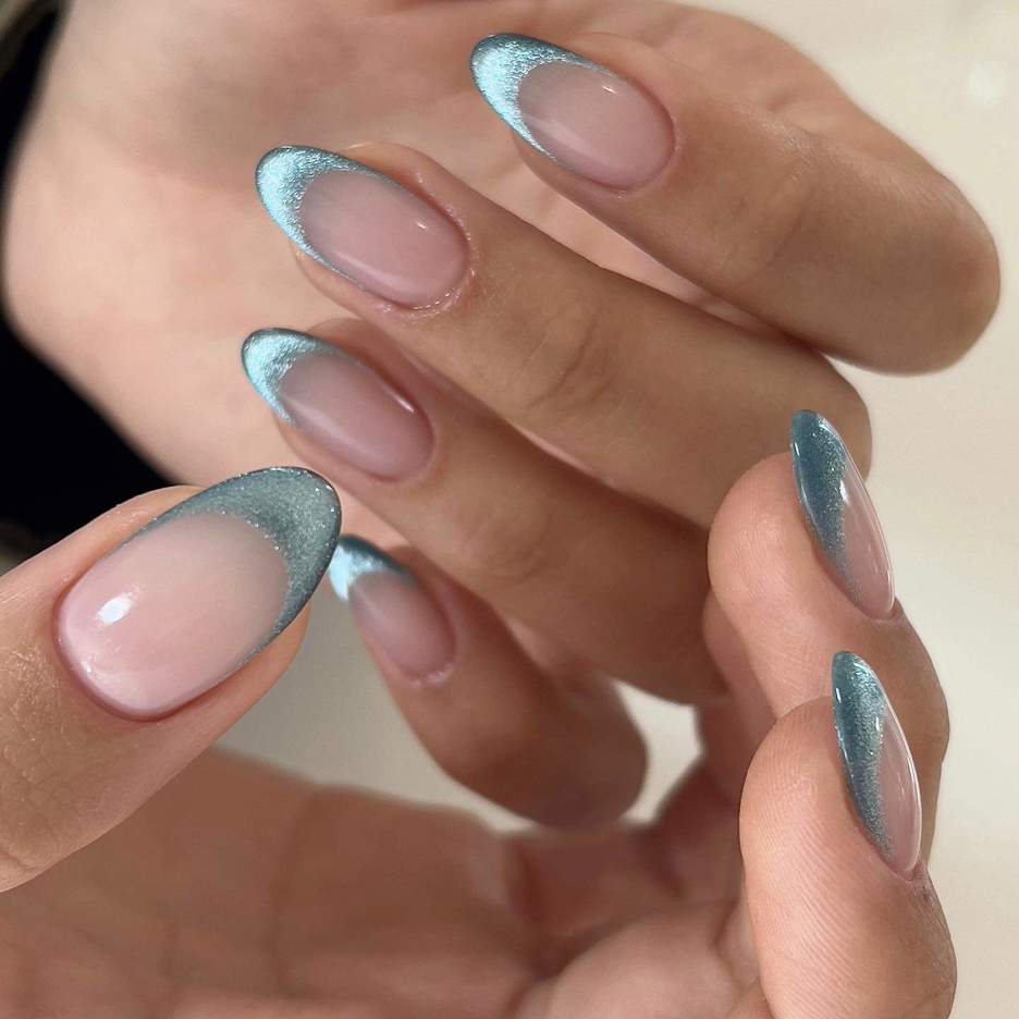 Ideas de uñas azules: 10 manicuras juveniles que quedan bien a pijas ...