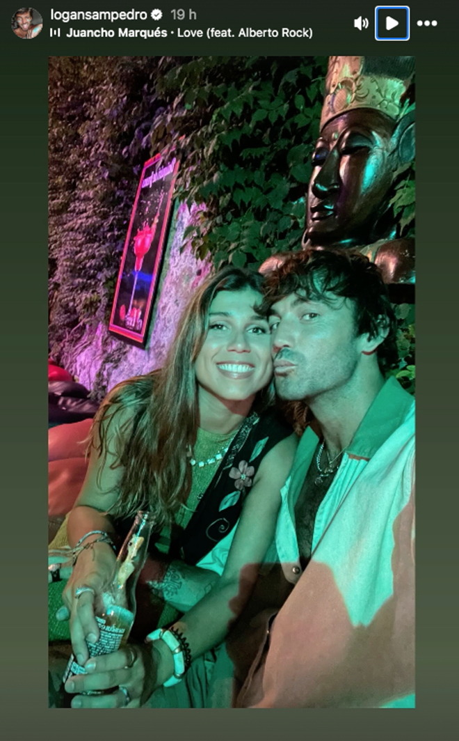 Logan Sampedro comparte la primera foto con su novia tras sus polémicas ...
