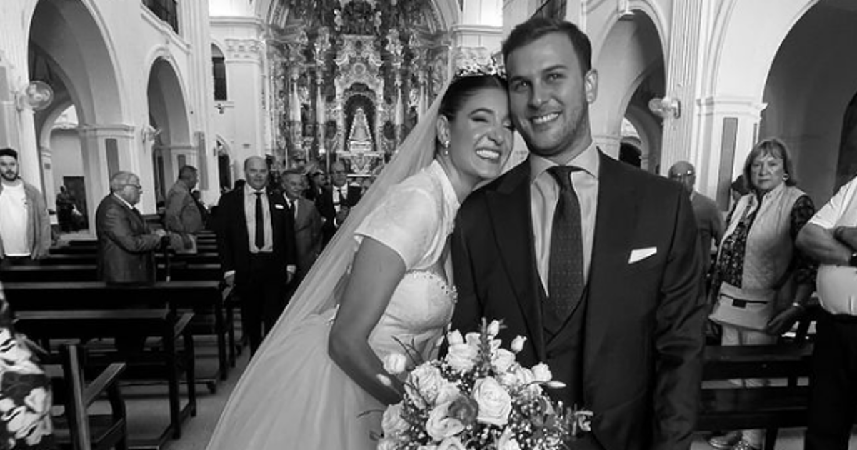 Candela Cruz, actriz de ‘Sueños de Libertad’, pletórica en su boda con ...