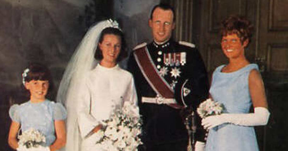 Así fue, hace 57 años, la boda ‘prohibida’ de Harald y Sonia de Noruega ...