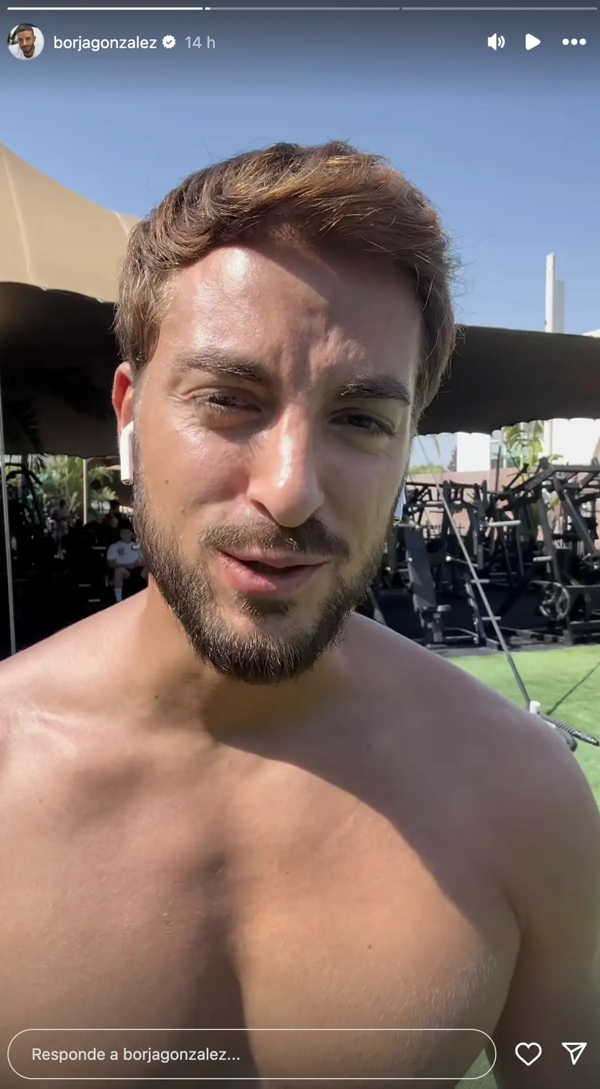 Borja González sorprende al enseñar su nuevo físico tras sufrir el efecto rebote al volver de ...